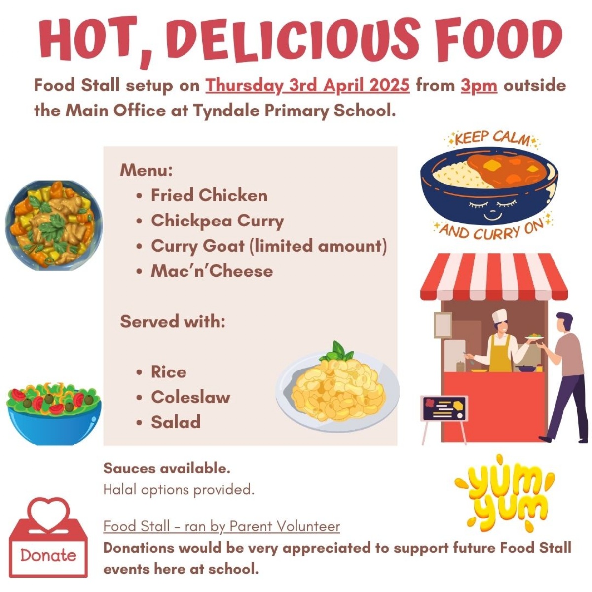 Food Stall 03.04.25 - Tyndale Primary School