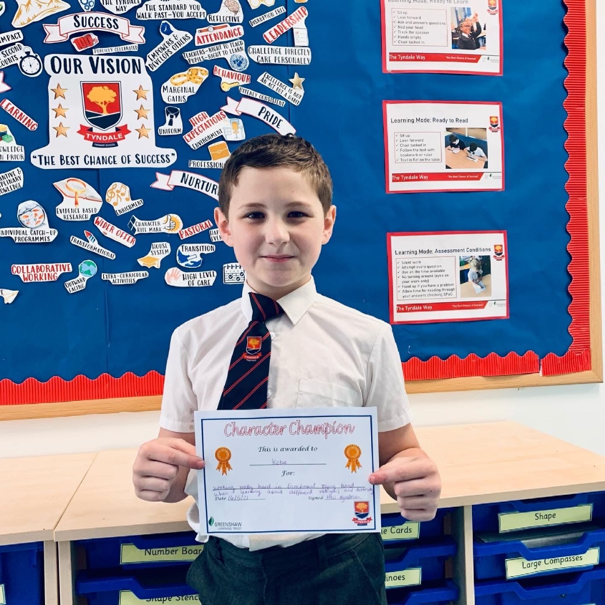 Character Champions! - Tyndale Primary School